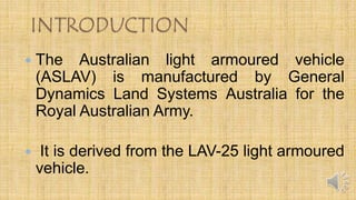 Aslav 25 light armoured vehicle, australia | PPT