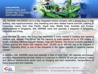 ASL SHIPYARD - Company Profile | PPSX