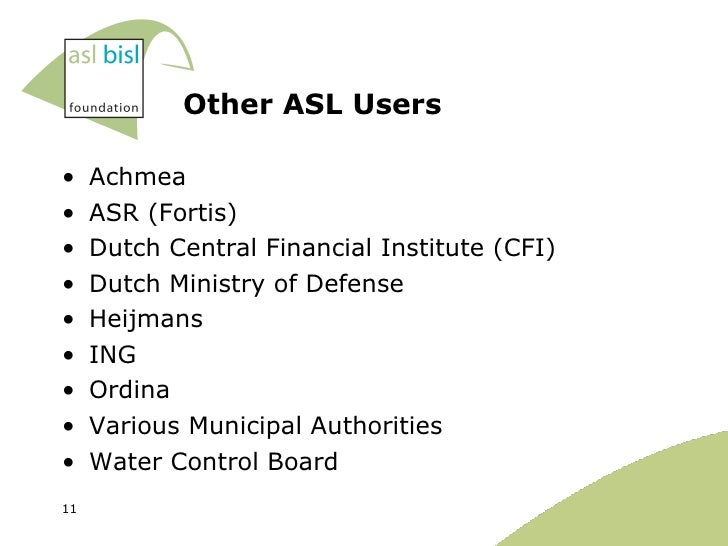 ASL & BiSL introduction ENG