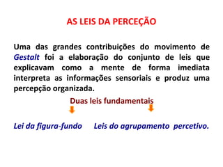 As leis da perceção | PPT