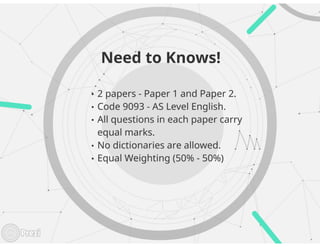 AS Level Syllabus Introduction IGCSE | PPT