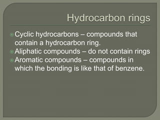 Hydrocarbons AS Level Chemistry | PPTX