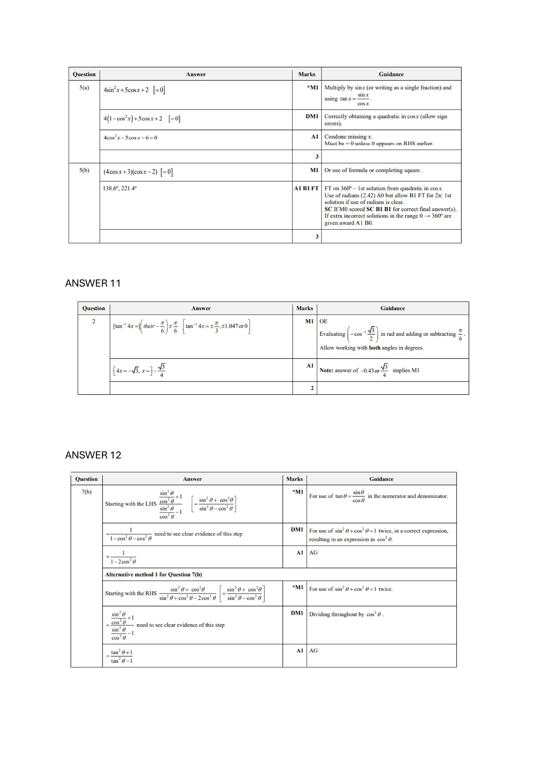 AS LEVEL MATHS TRIGONOMETRY ANSWERS .pdf