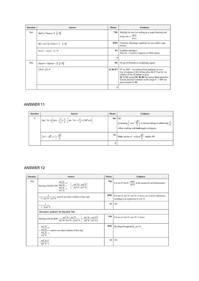 AS LEVEL MATHS TRIGONOMETRY ANSWERS .pdf