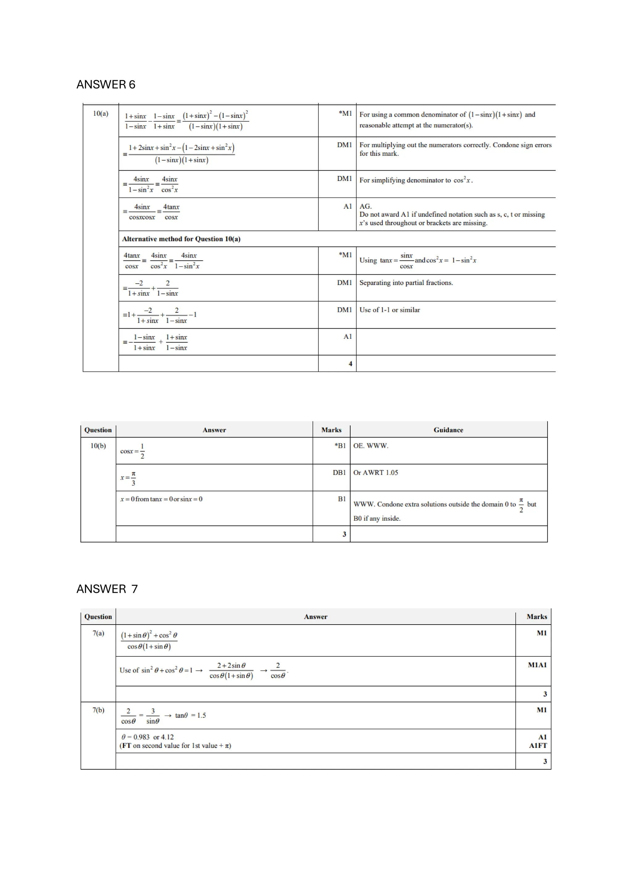 AS LEVEL MATHS TRIGONOMETRY ANSWERS 3 .pdf