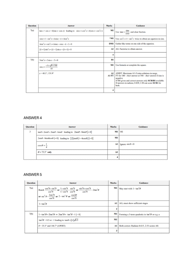 AS LEVEL MATHS TRIGONOMETRY ANSWERS 3 .pdf