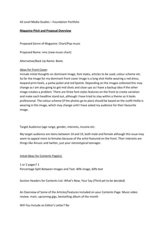 magazine pitch | DOCX
