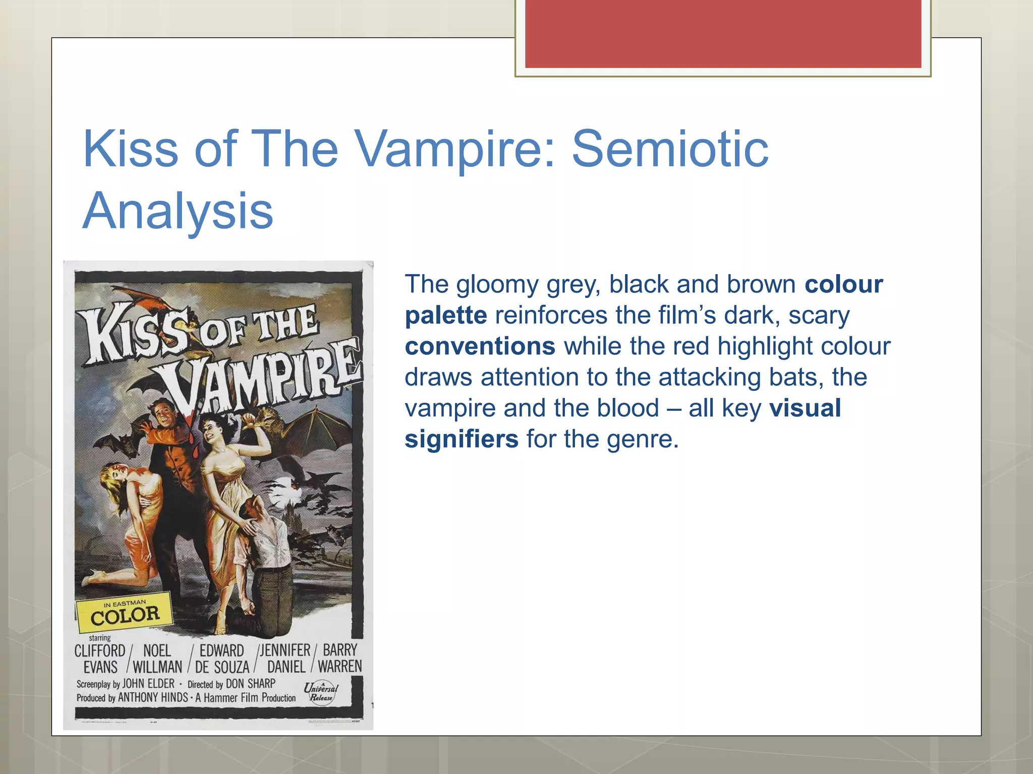 ASY1 Media Studies C1SA Kiss of the Vampire: language and ...