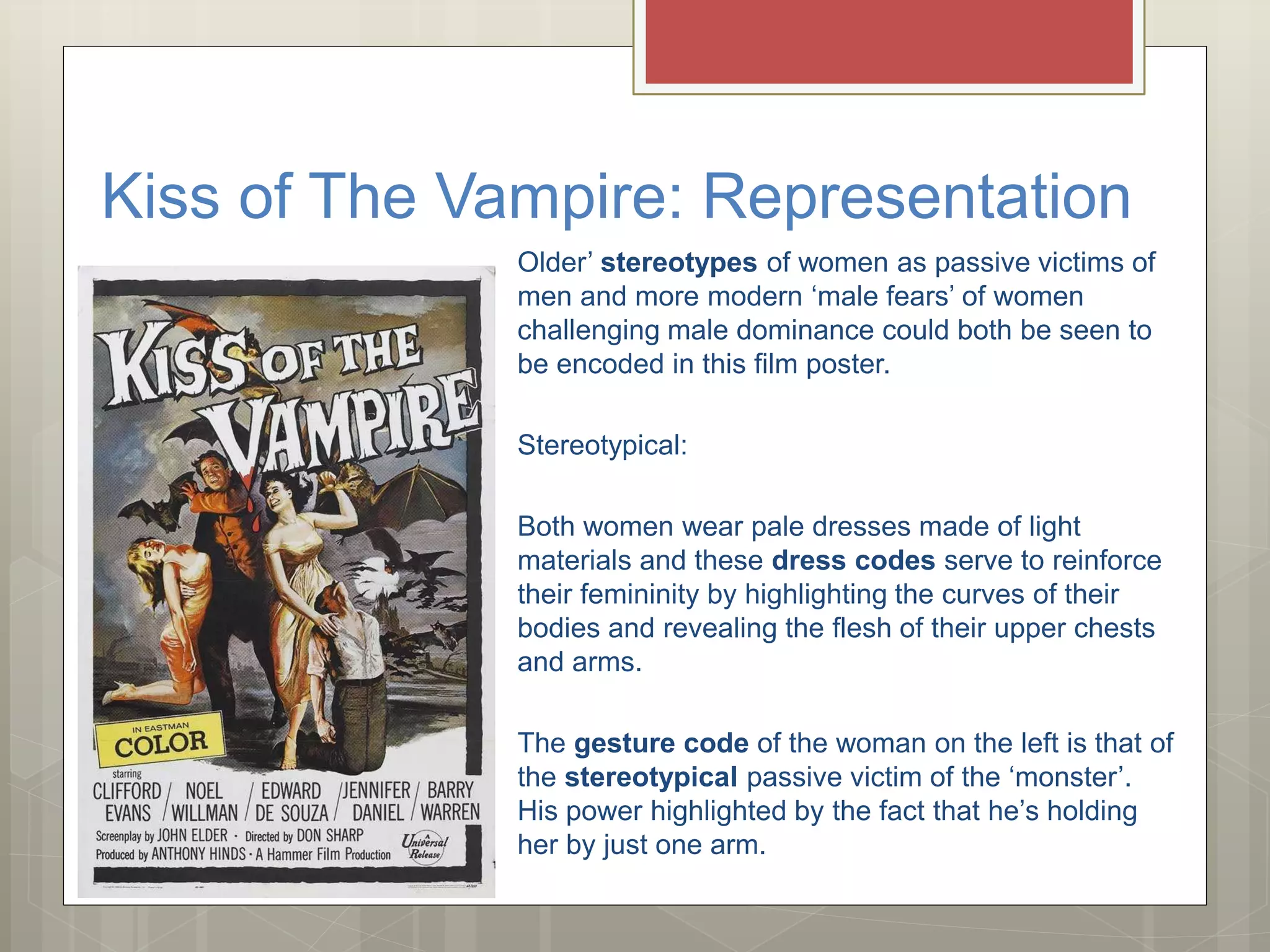 ASY1 Media Studies C1SA Kiss of the Vampire: language and ...