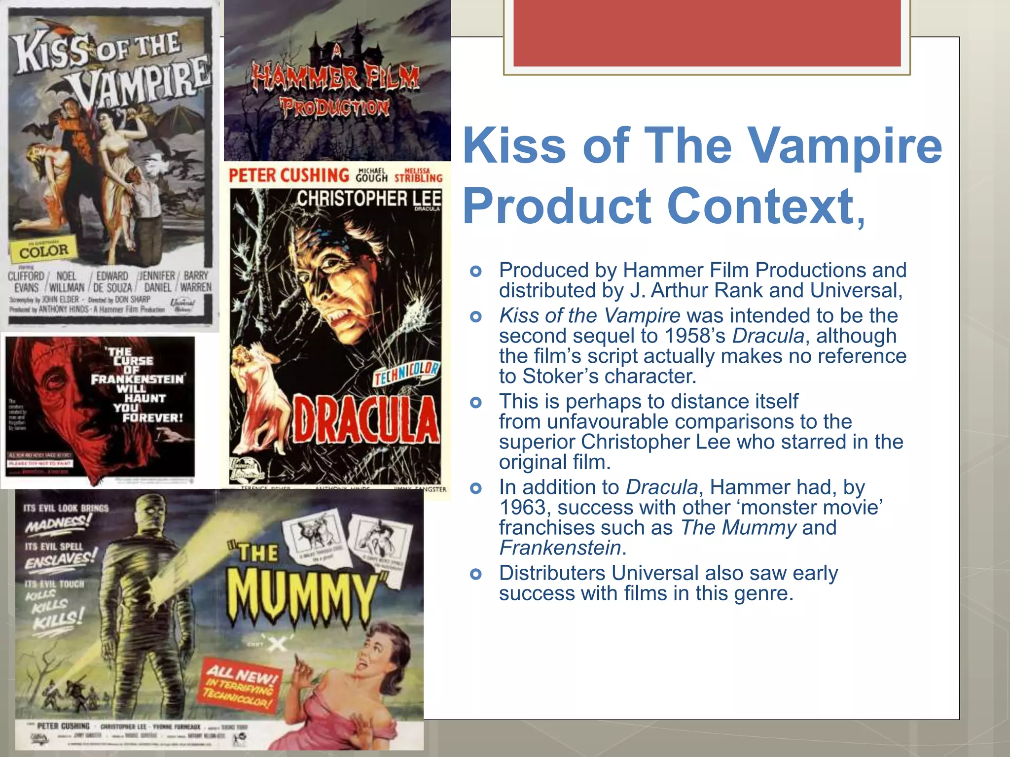 ASY1 Media Studies C1SA Kiss of the Vampire: language and ...