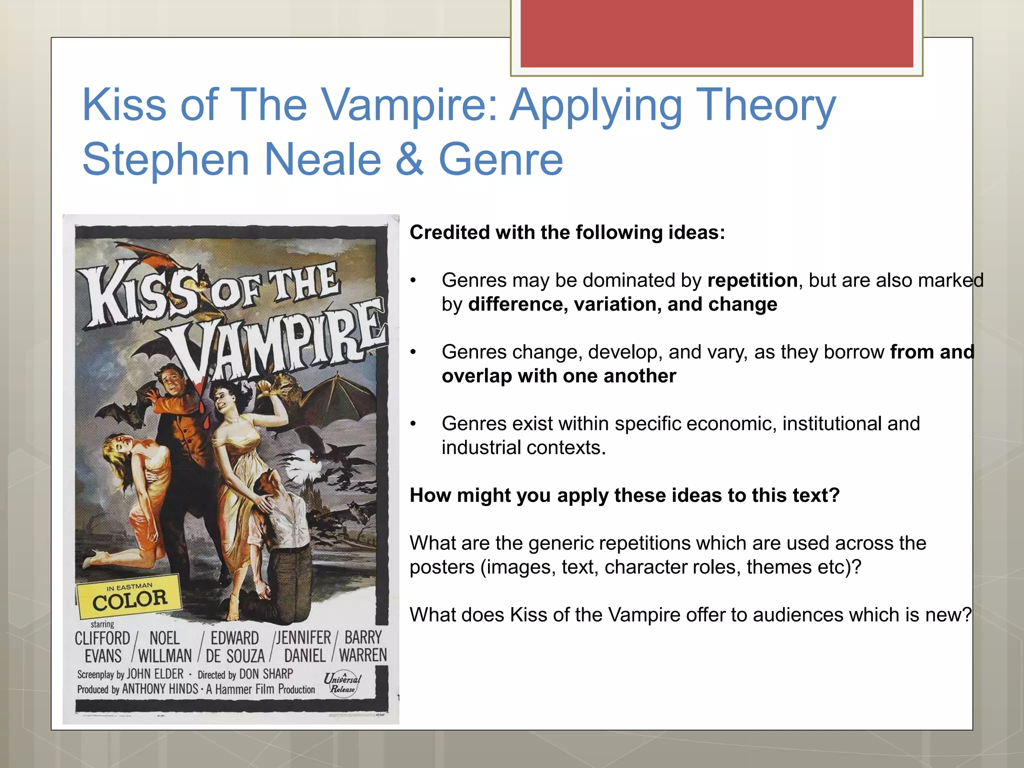 ASY1 Media Studies C1SA Kiss of the Vampire: language and ...