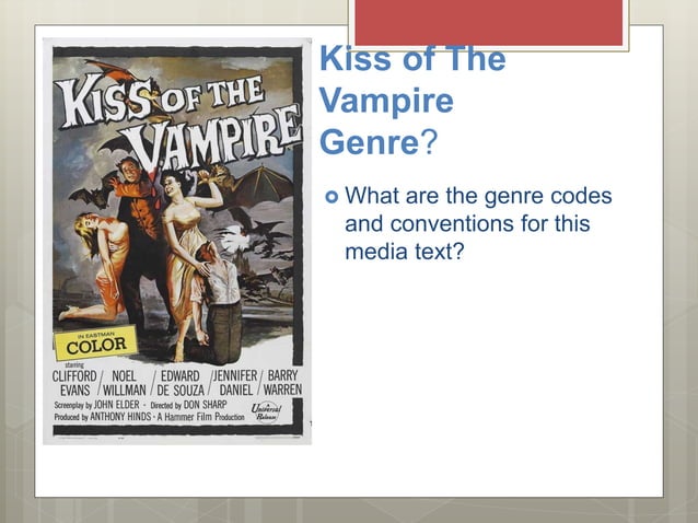 ASY1 Media Studies C1SA Kiss of the Vampire: language and ...