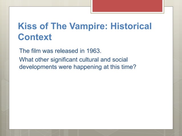 ASY1 Media Studies C1SA Kiss of the Vampire: language and ...