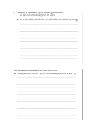 AS LEVEL STATISTICS NORMAL DISTRIBUTION QUESTIONS .pdf