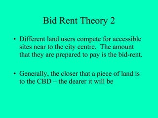 AS Geography - Urban morphology and model | PPT