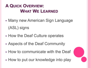 ASL Final...One last shot! | PPT