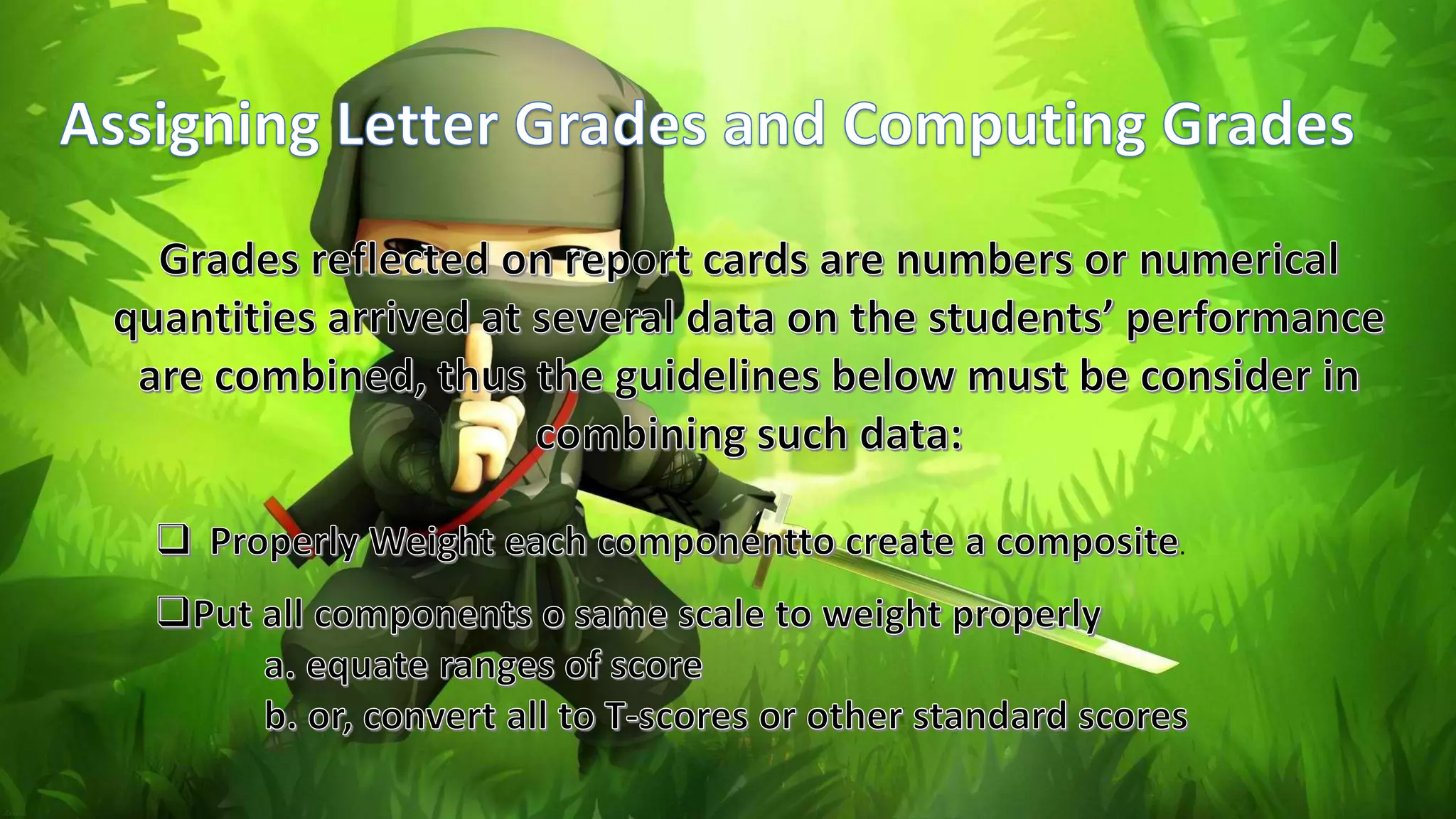 Assessment of learning 2 grading system powerpoint presentation | PPTX