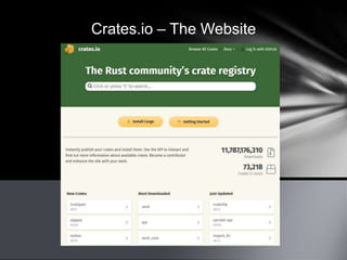 A Slice Of Rust - A quick look at the Rust programming language | PPTX