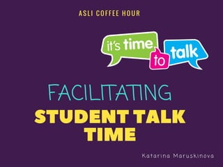 Facilitating Student Time Talk | PDF