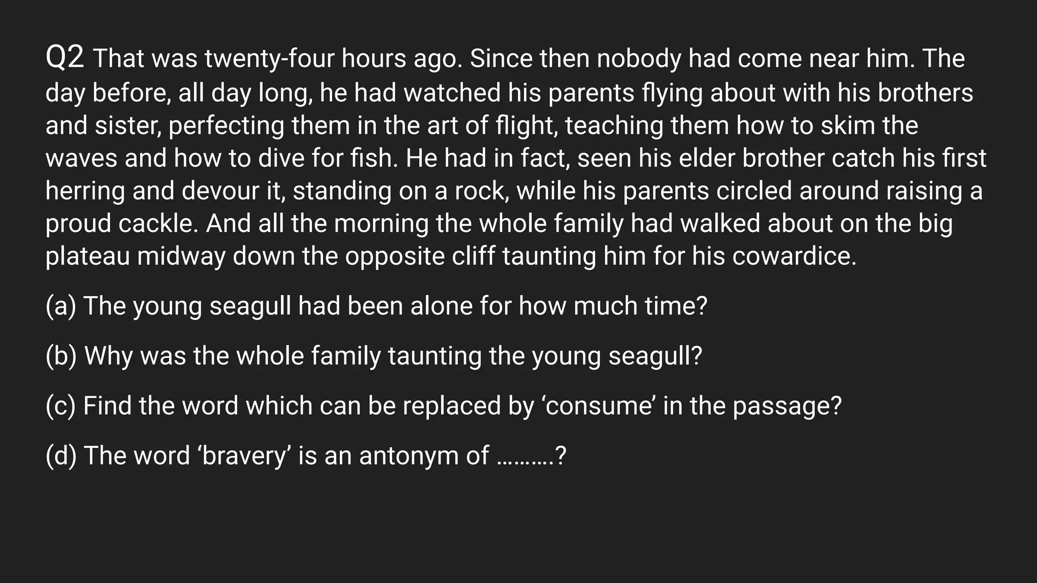 A presentation on the chapter ‘his first flight’ | PDF