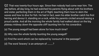 A presentation on the chapter ‘his first flight’ | PDF