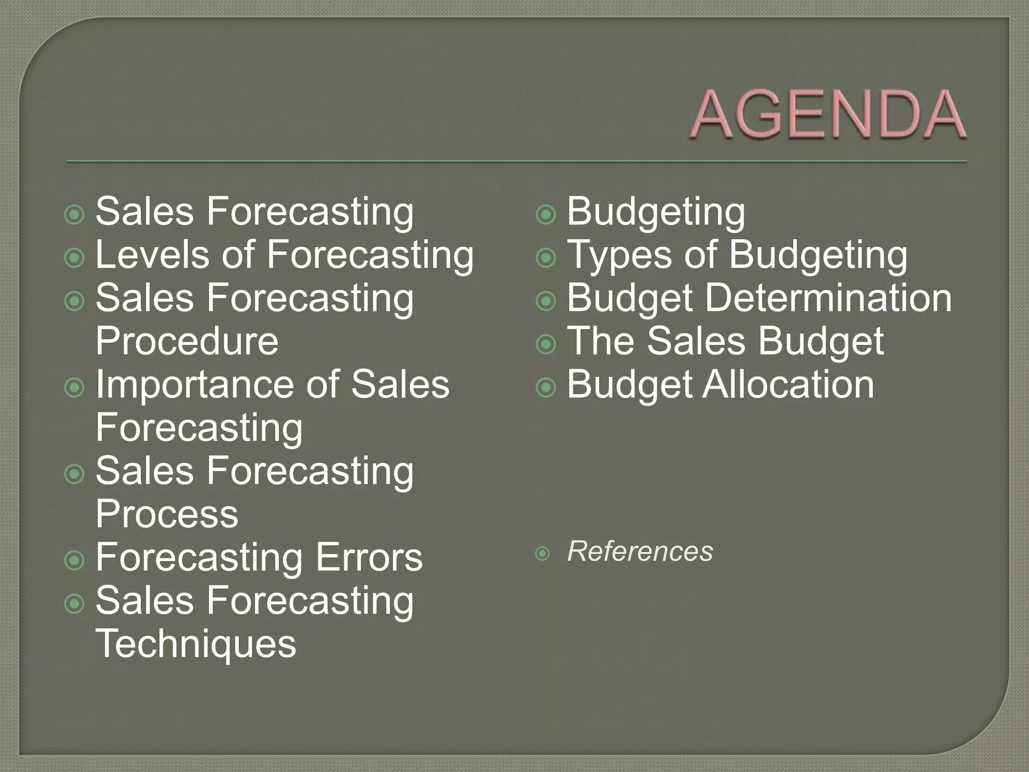 Sales Forecasting | PPSX