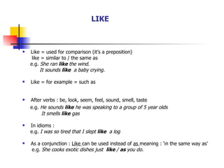As and Like | PPT