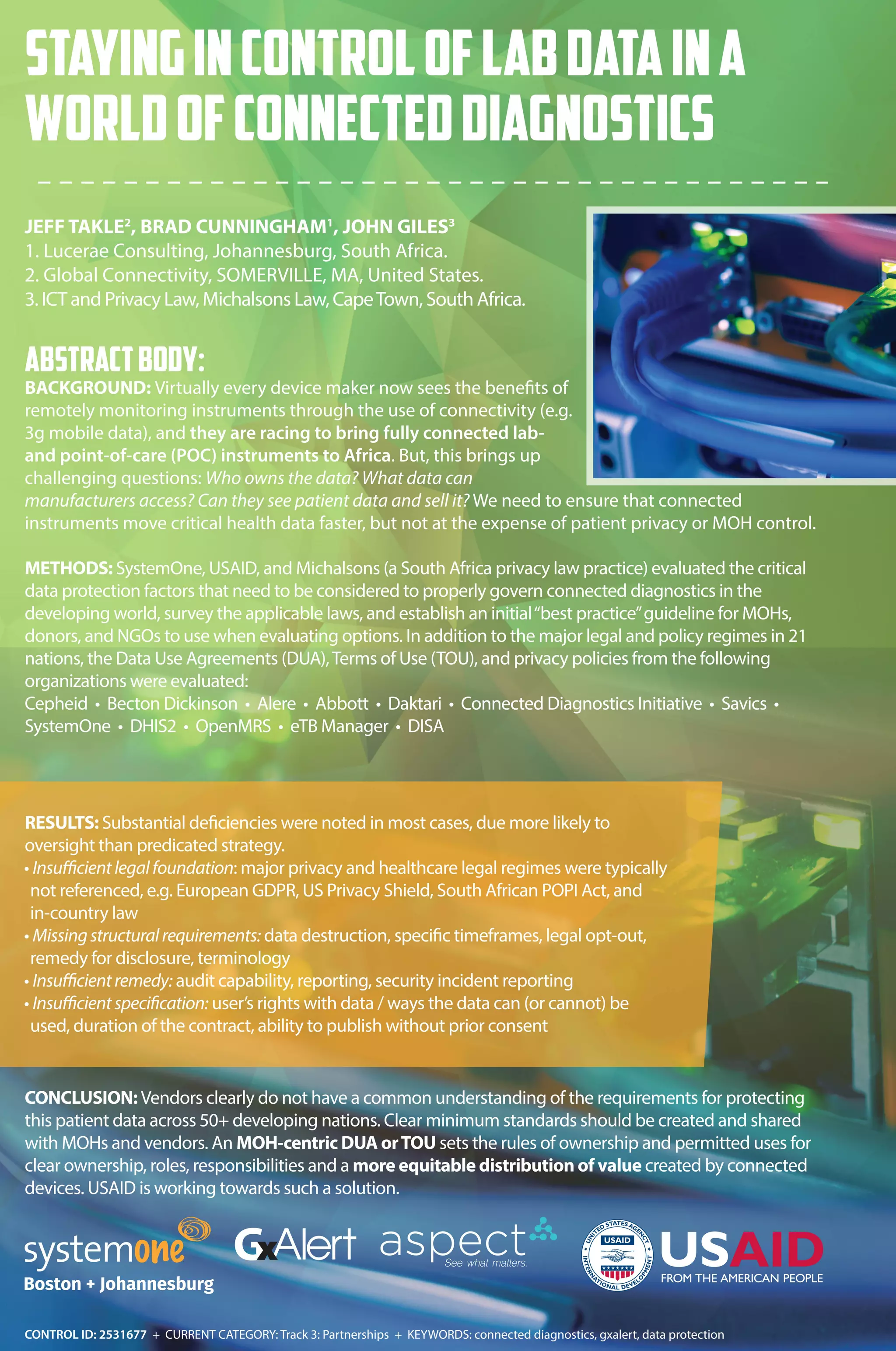 Poster: Staying in Control of Lab Data in a World of Connected ...