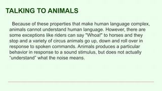 ANIMALS AND HUMAN LANGUAGE.pptx