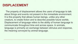 ANIMALS AND HUMAN LANGUAGE.pptx | Science