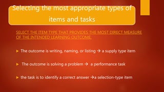 Test and Assessment Types | PPTX
