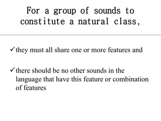 Asl phonology, classes of speech sounds, and feature specifications ...
