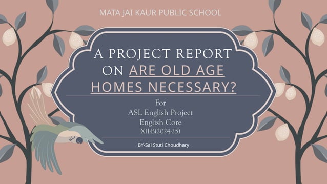 ASL Project Report english class twelfth .pptx