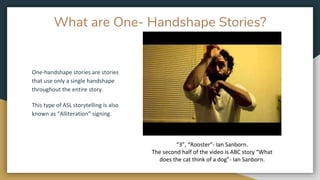 Asl stories with constraints | PPTX