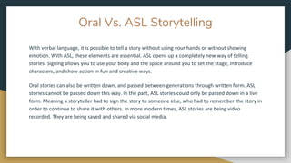 Asl stories with constraints | PPTX