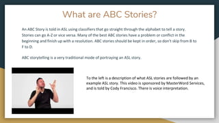 Asl stories with constraints | PPTX