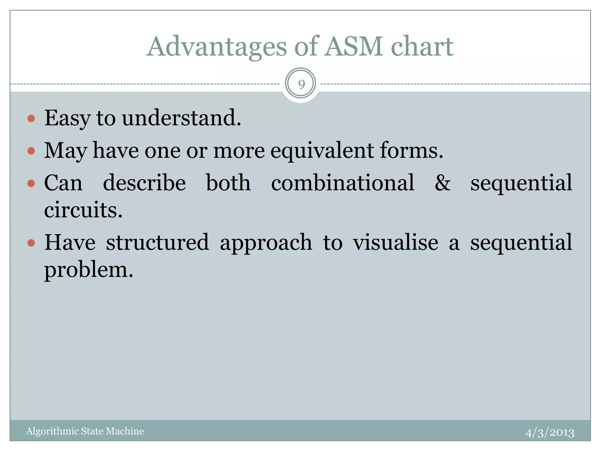 Algorithmic State Machines Pptx