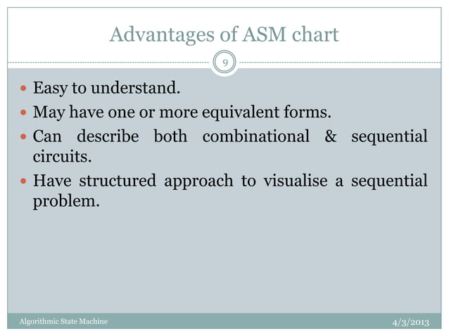 Algorithmic State Machines Pptx Technology And Computing