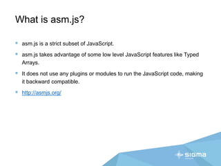 Asm.js introduction | PPT