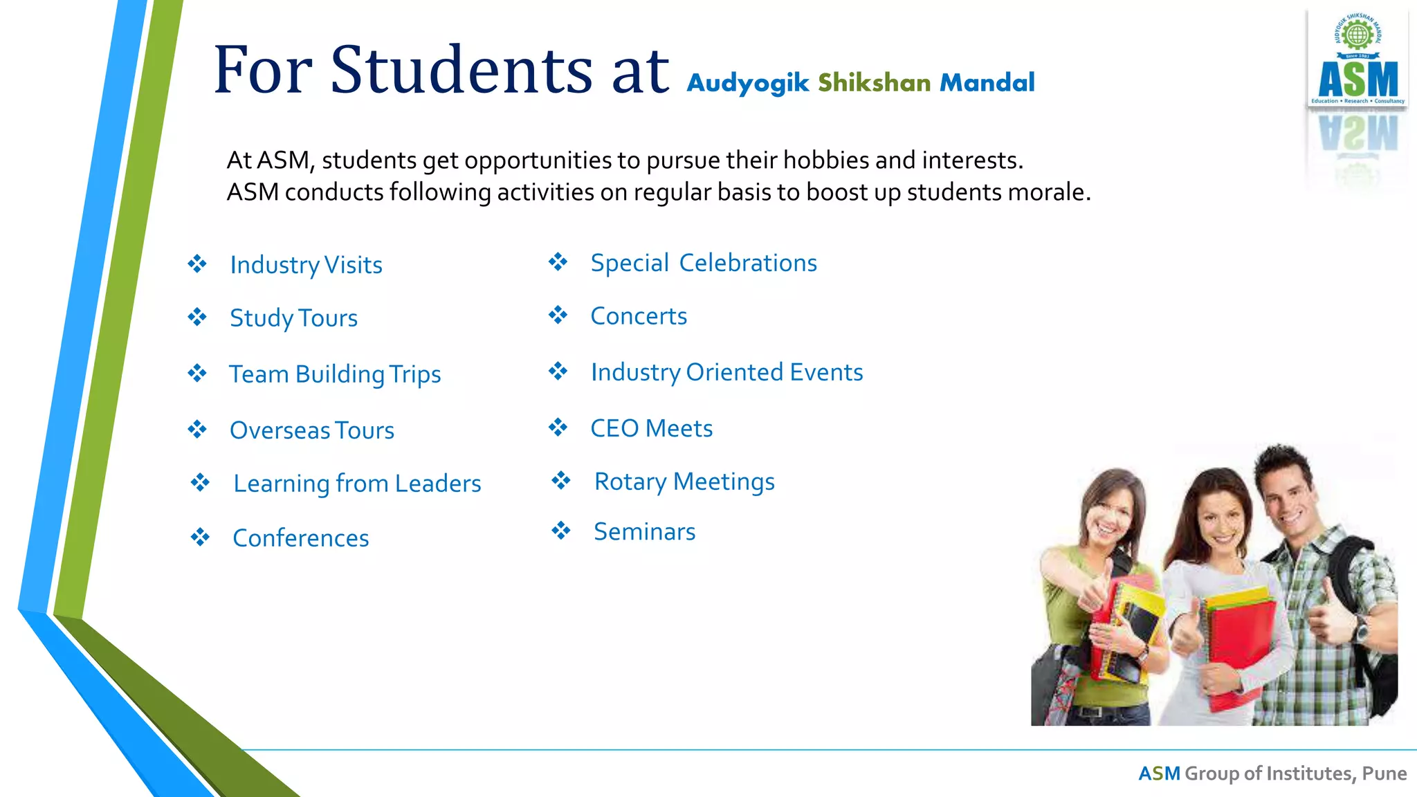 Audyogik Shikshan Mandal - ASM Group of Institutes | PPTX ...