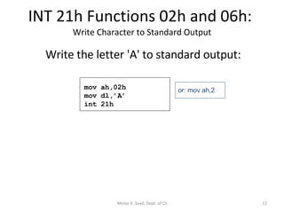 Assembly Language Lecture 2 | PPT