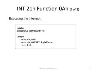 Assembly Language Lecture 2 | PPT