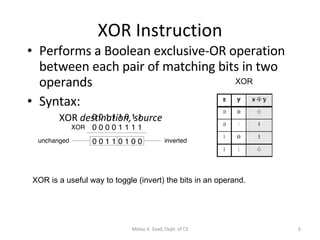 Assembly Language Lecture 5 | PPT
