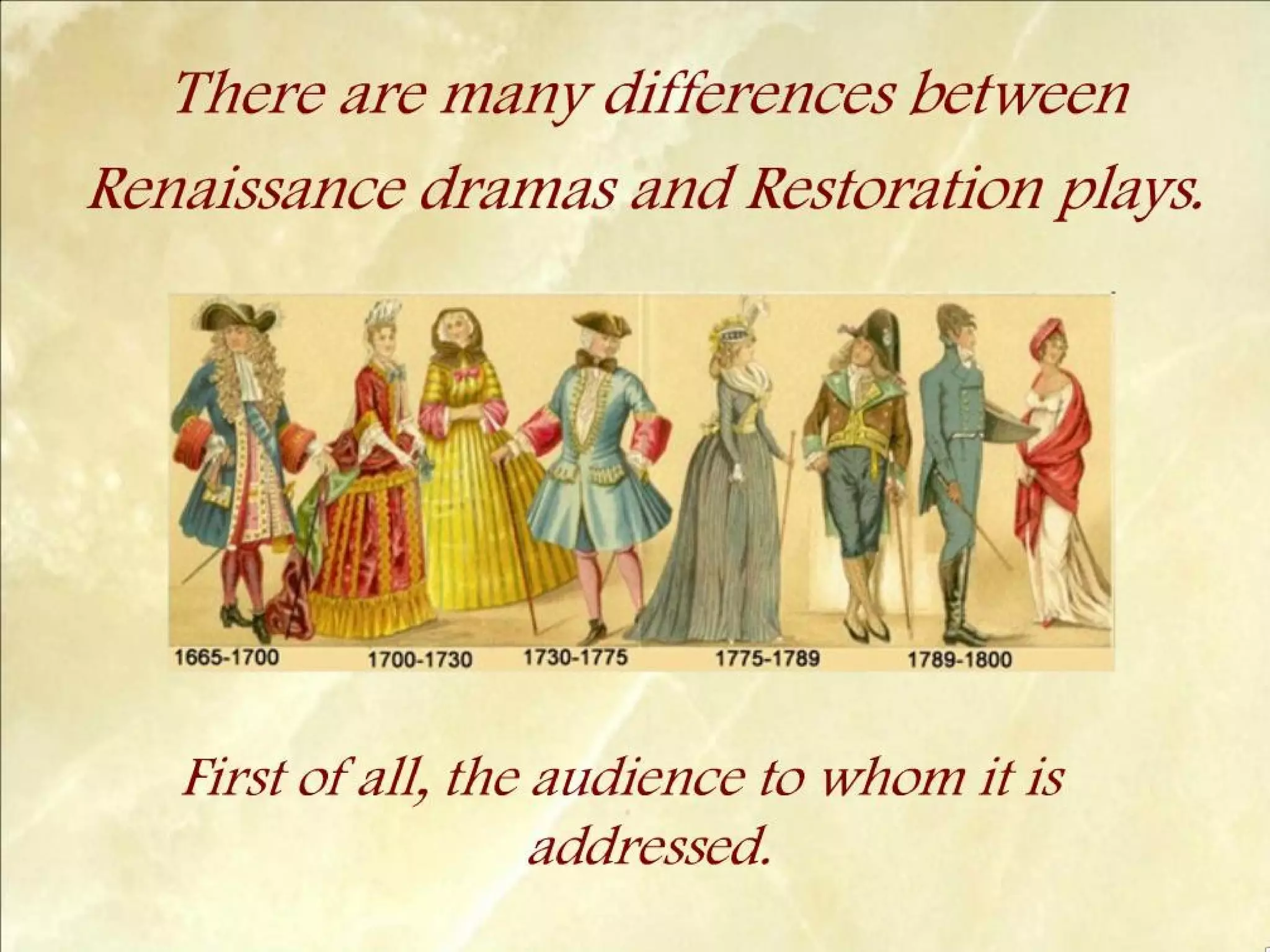 RESTORATION PERIOD 1660 | PPT