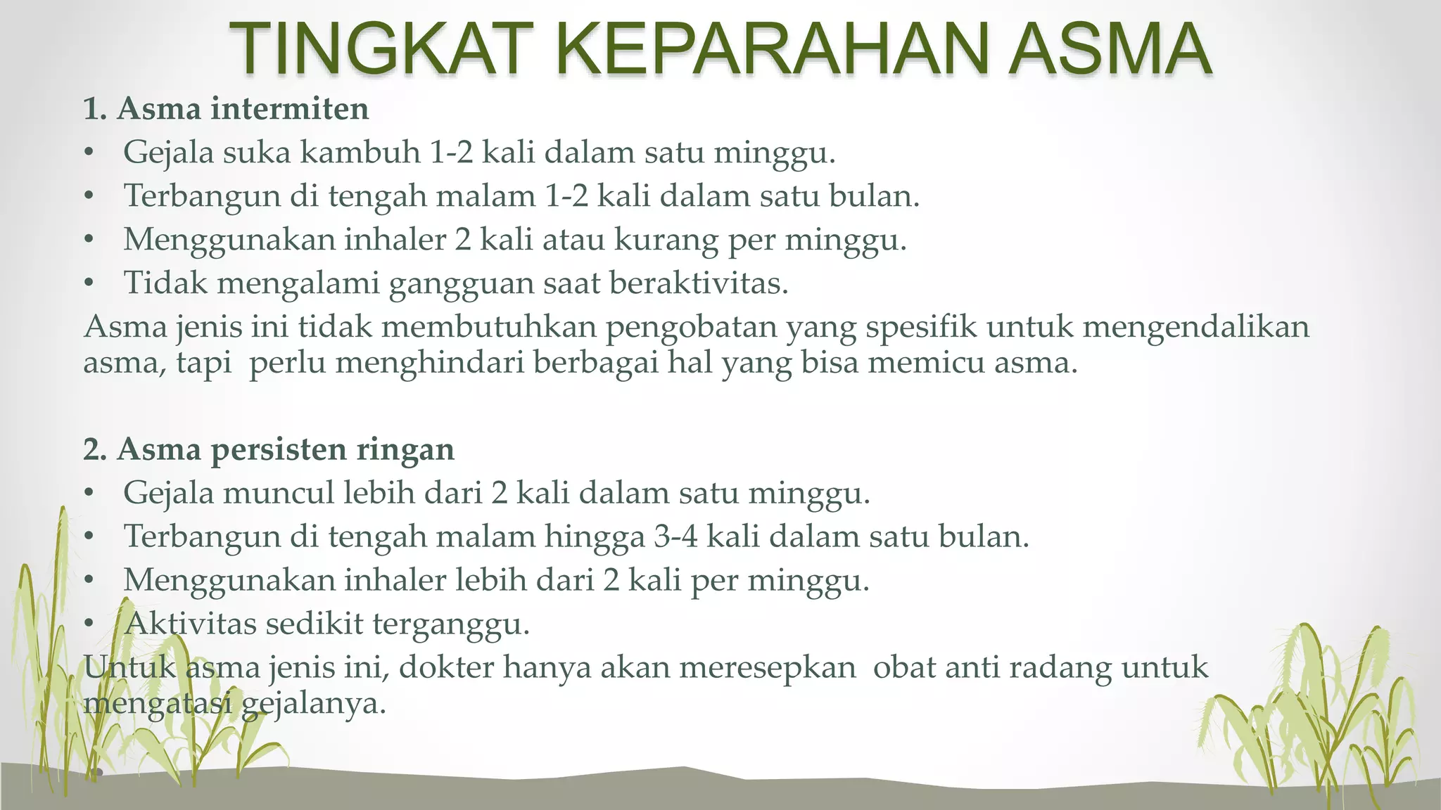 Asma - Ilmu Penyakit | PPTX