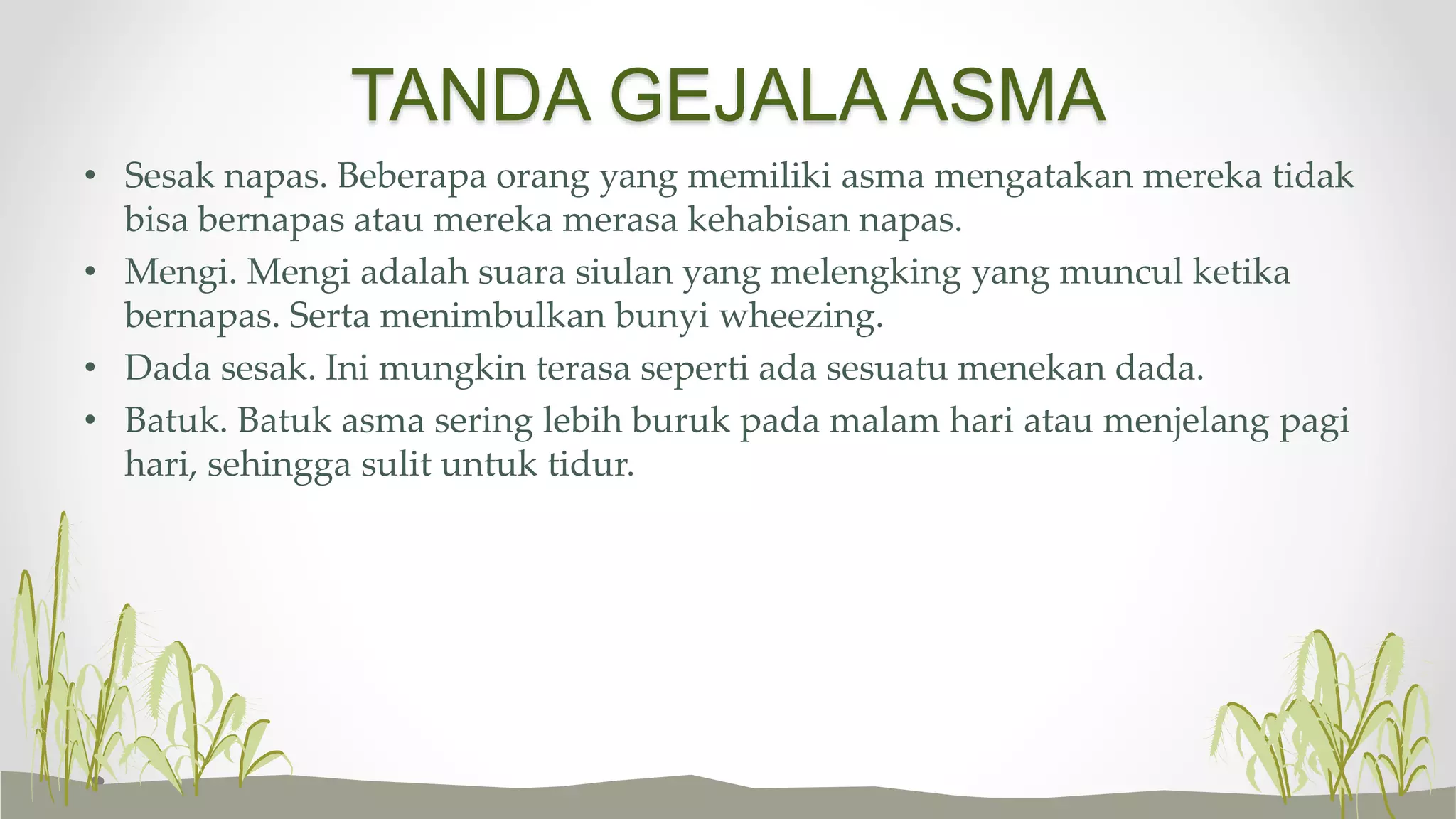 Asma - Ilmu Penyakit | PPTX