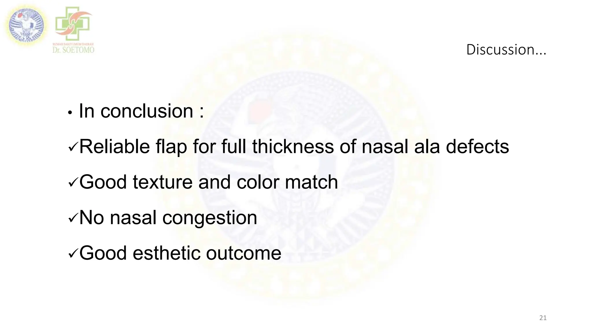 case report nasolabial flap nasal ala recons with reverse nasolabial ...