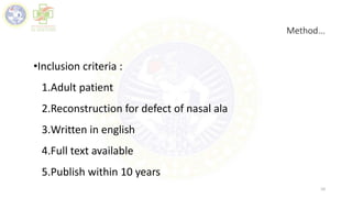 case report nasolabial flap nasal ala recons with reverse nasolabial ...
