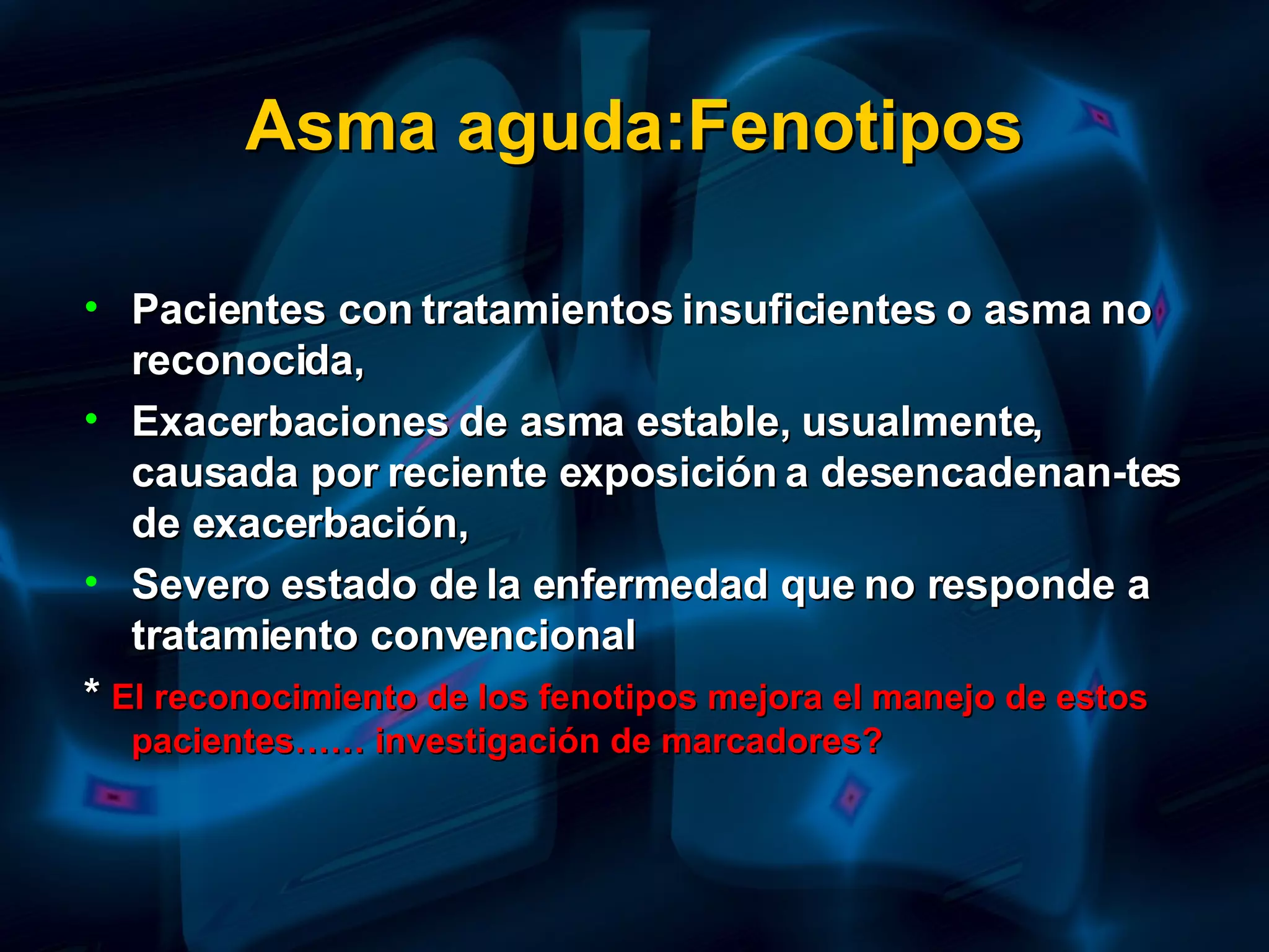 Asma Aguda Exacerbaciones | PPT