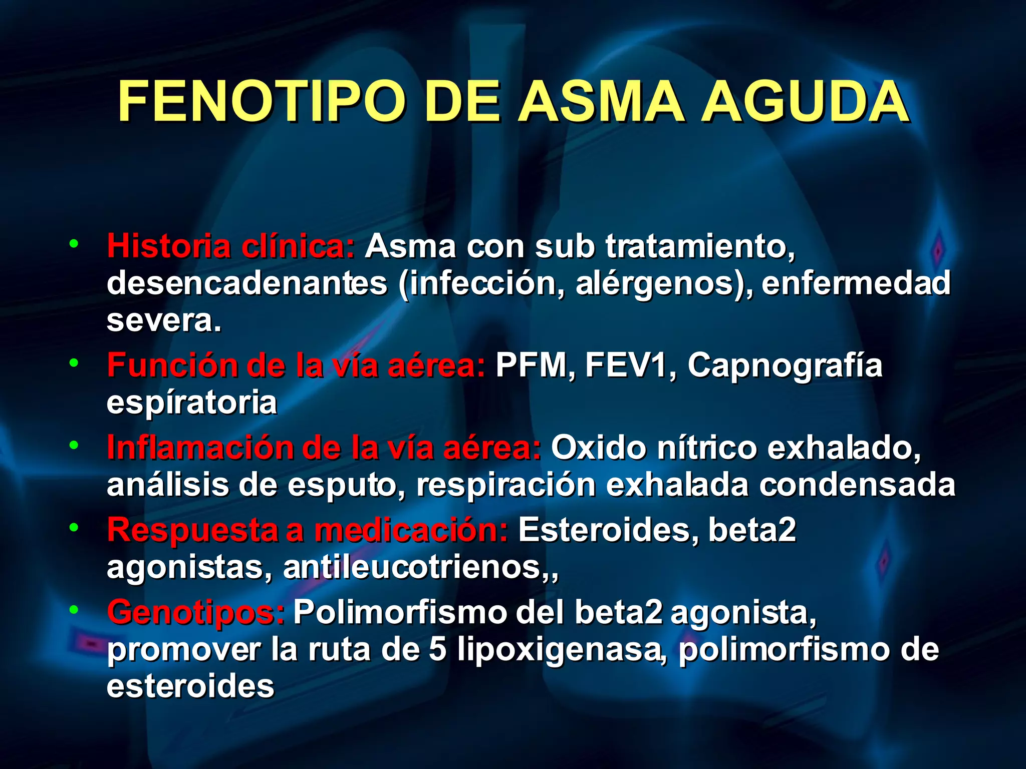 Asma Aguda Exacerbaciones | PPT